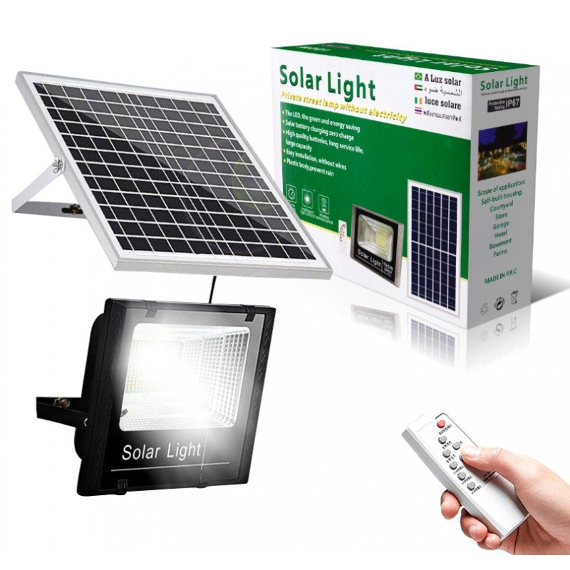 OSIEDLOWA LAMPA SOLARNA ULICZNA LED 130 COB 100W - No name | Sklep EMPIK.COM