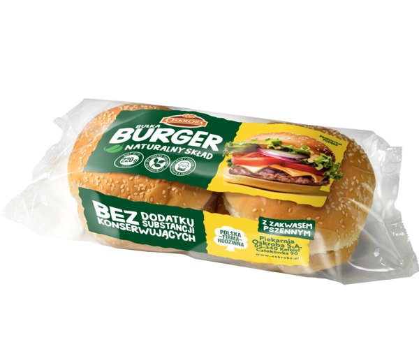 OSKROBA Bułki z sezamem do burgerów 240g naturalny skład - Inna marka ...
