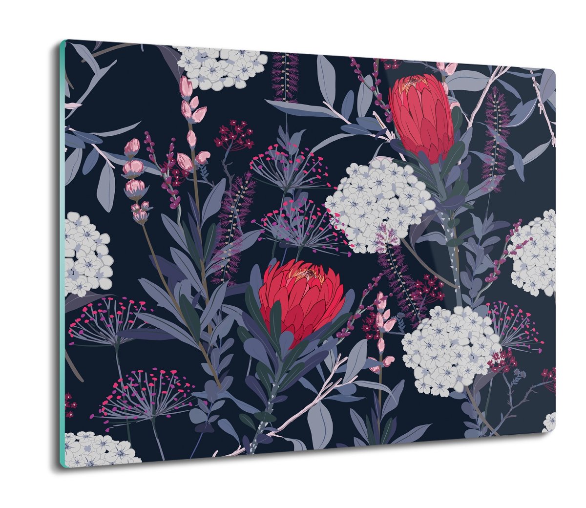 osłona do płyty indukcyjnej Kwiaty koszyczki 60x52, ArtprintCave ...