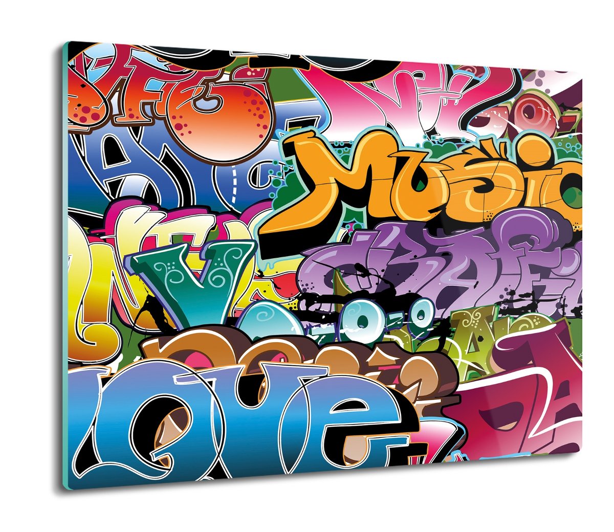 osłona na indukcję z foto Napisy graffiti 60x52, ArtprintCave ...