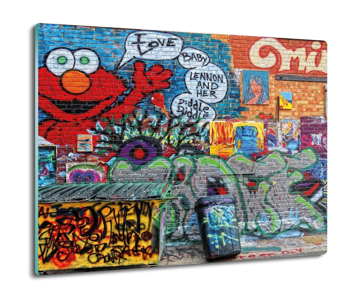 osłona na kuchenkę indukcyjną Graffiti elmo 60x52, ArtprintCave ...