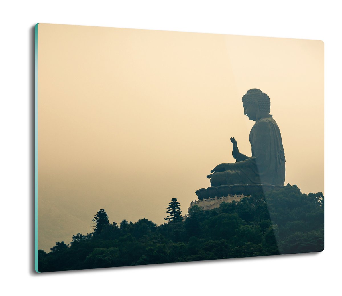 osłona splashback szklana Budda posąg las 60x52, ArtprintCave ...