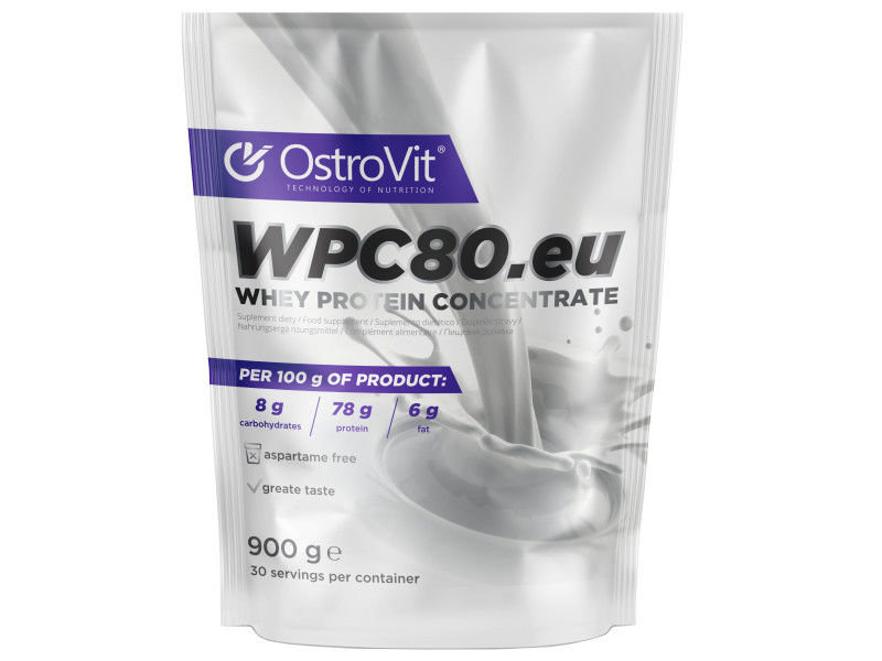 Ostrovit, WPC80.eu, 900 g, szarlotka - OstroVit | Sport Sklep EMPIK.COM