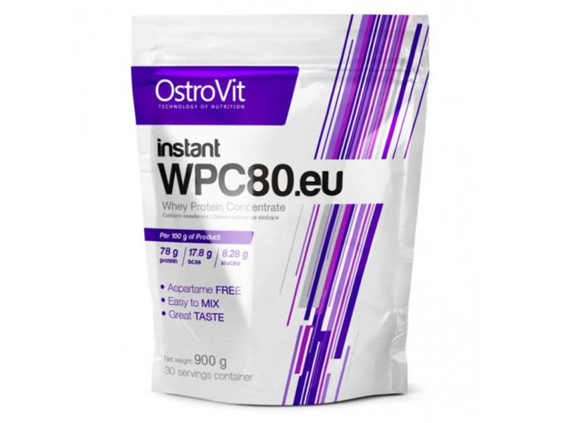 OSTROVIT, WPC80.eu INSTANT, 900 g - OstroVit | Sport Sklep EMPIK.COM