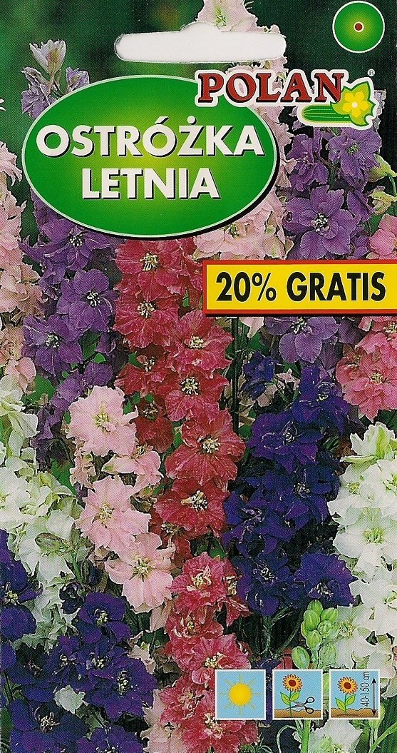 Ostróżka letnia mieszanka 1.2 g POLAN - PlantiCo | Sklep EMPIK.COM