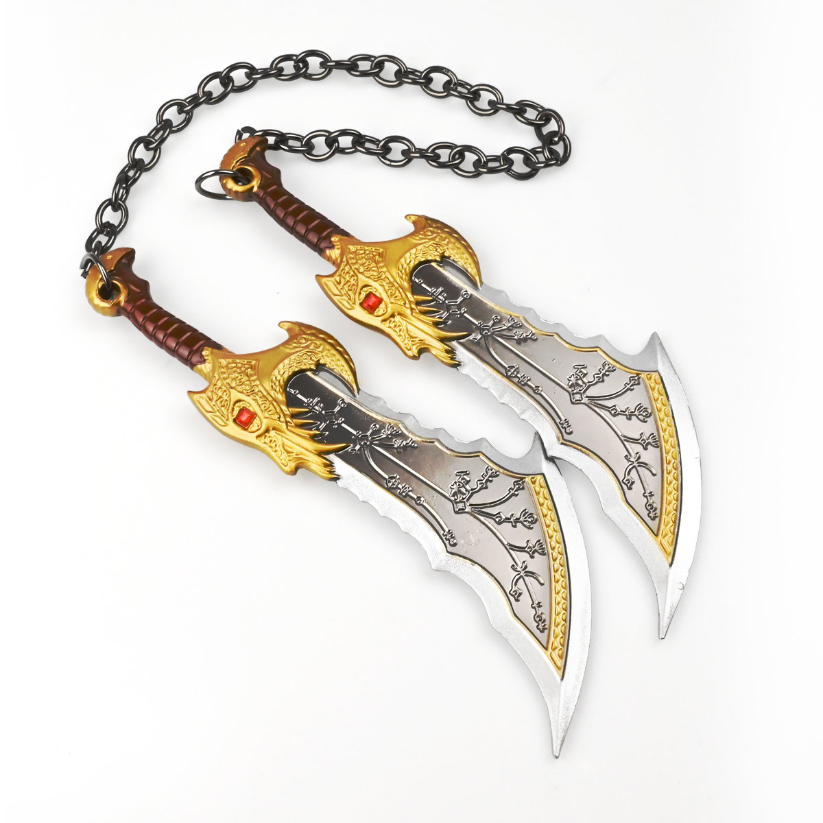 Ostrza Chaosu | 15 cm | Metal | Brelok | God Of War - Inna marka | Moda Sklep EMPIK.COM