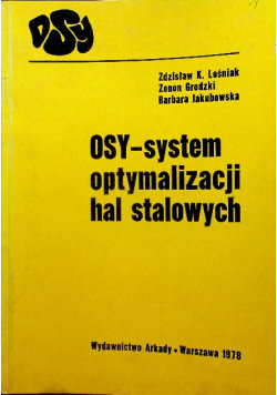 OSY system optymalizacji hal stalowych - Wydawnictwo Arkady | Książka w Empik