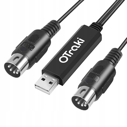 OTRAKI KABEL MIDI USB 5-PIN DIN 2M INTERFEJS Z LED - Inna marka | Sklep ...