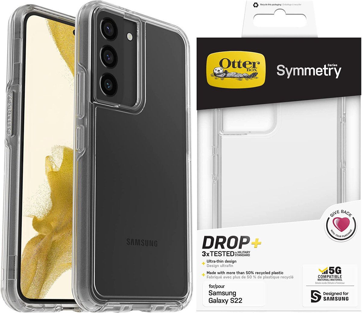 Otterbox Symmetry Clear - Etui Obudowa Ochronna Do Samsung Galaxy S22 ...