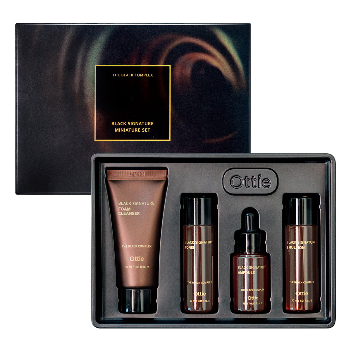 OTTIE Minizestaw podróżny BLACK SIGNATURE, 3 x 30 ml + 15 ml | Sklep ...