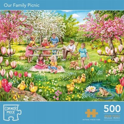 Our Family Picnic 500 Piece Jigsaw Puzzle - Trefl | Sklep EMPIK.COM