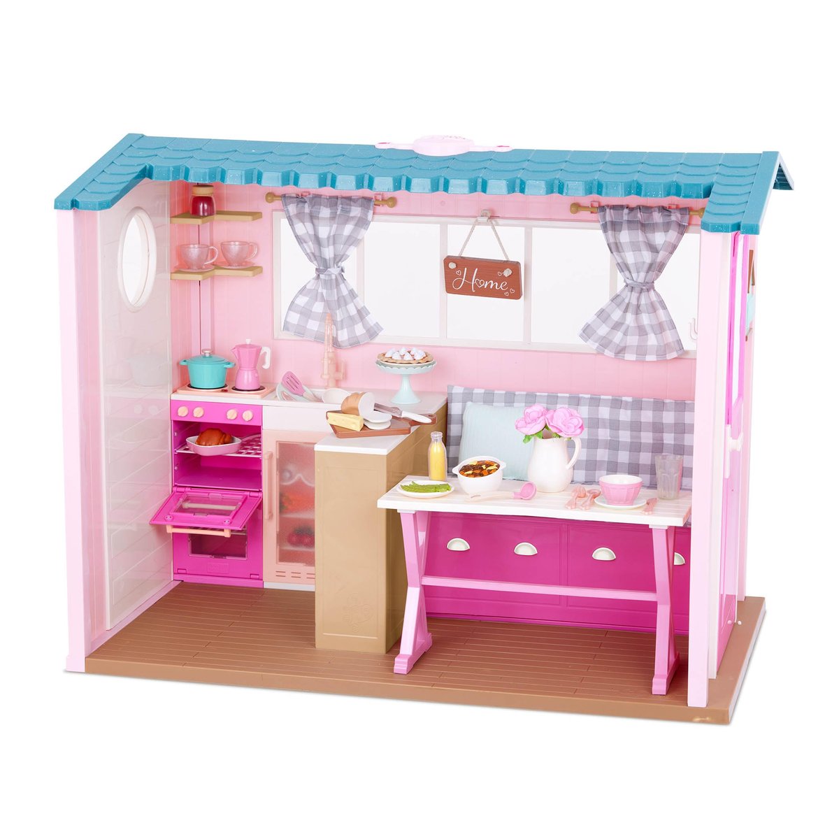 Our Generation OG Country House Playset – Furniture, Play Food & Animal ...