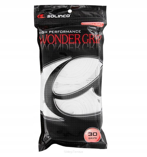 Owijka wierzchnia Solinco Wonder Grip 30P - białe - Solinco | Sport ...
