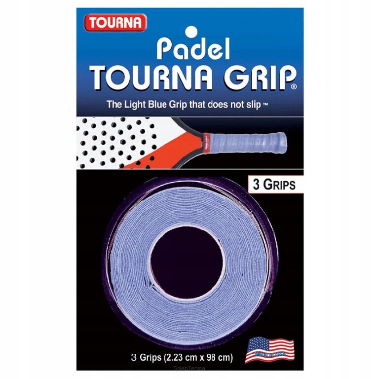 Owijki wierzchnie Tourna Padel Tourna Grip niebieskie x3 - Tourna ...