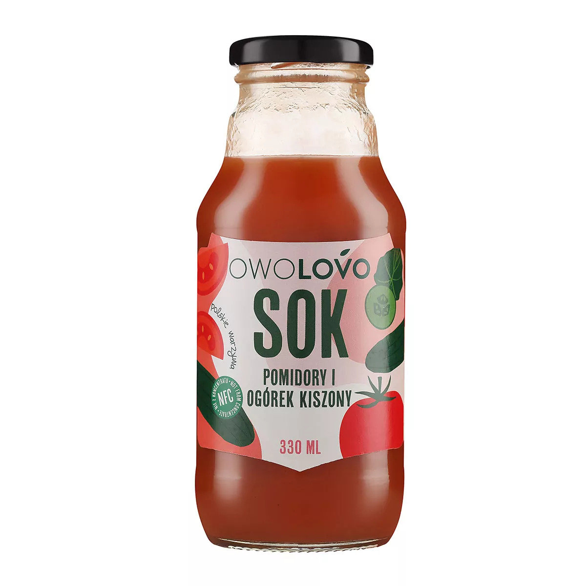 Owolovo Sok Pomidory I Ogórek Kiszony, 330Ml - Owolovo | Sklep EMPIK.COM