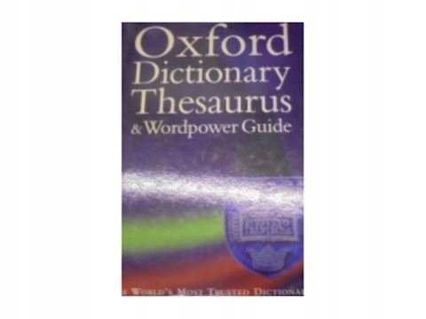 Oxford Dictionary Thesaurus - Opracowanie zbiorowe | Książka w Empik