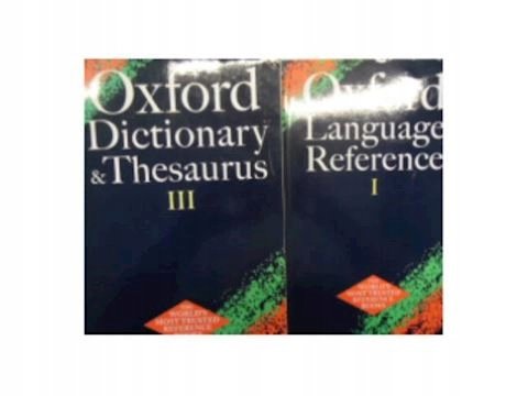Oxford -Langue Reference ,Dictionary & Thesaurus t 1,3 - McGinnis ...