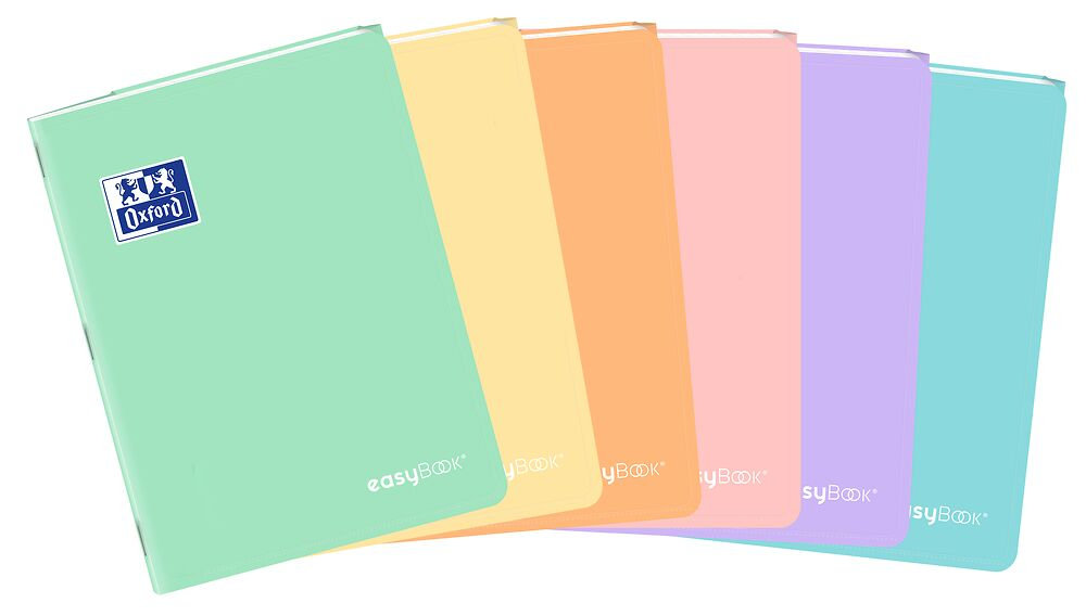 Oxford, Zeszyt A5 60K Linia Oxford Pp Easybook Pastel Mix Pakiet 8 Szt ... Oxford, Zeszyt A5 60K Linia Oxford Pp Easybook Pastel Mix Pakiet 8 Szt ...