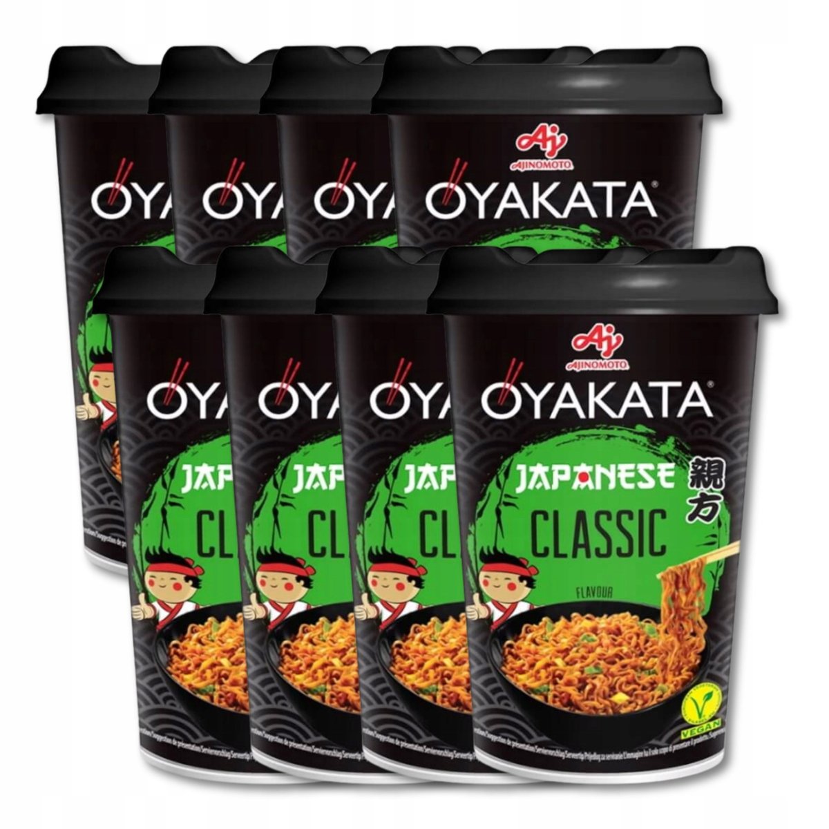 Oyakata Makaron Instant Błyskawiczny Classic ZESTAW 8 szt. Noodle z ...