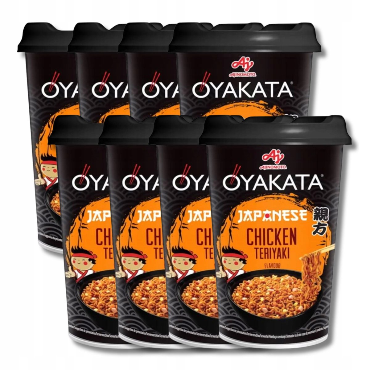 Oyakata Makaron Instant Błyskawiczny Kurczak Teriyaki ZESTAW 8 szt ...