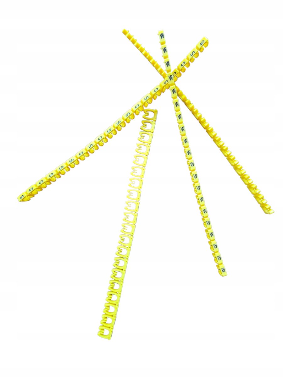 Oznaczniki Kablowe 4-6Mm2 Żółte Litera T Legrand Cab3 38379 300Szt ...