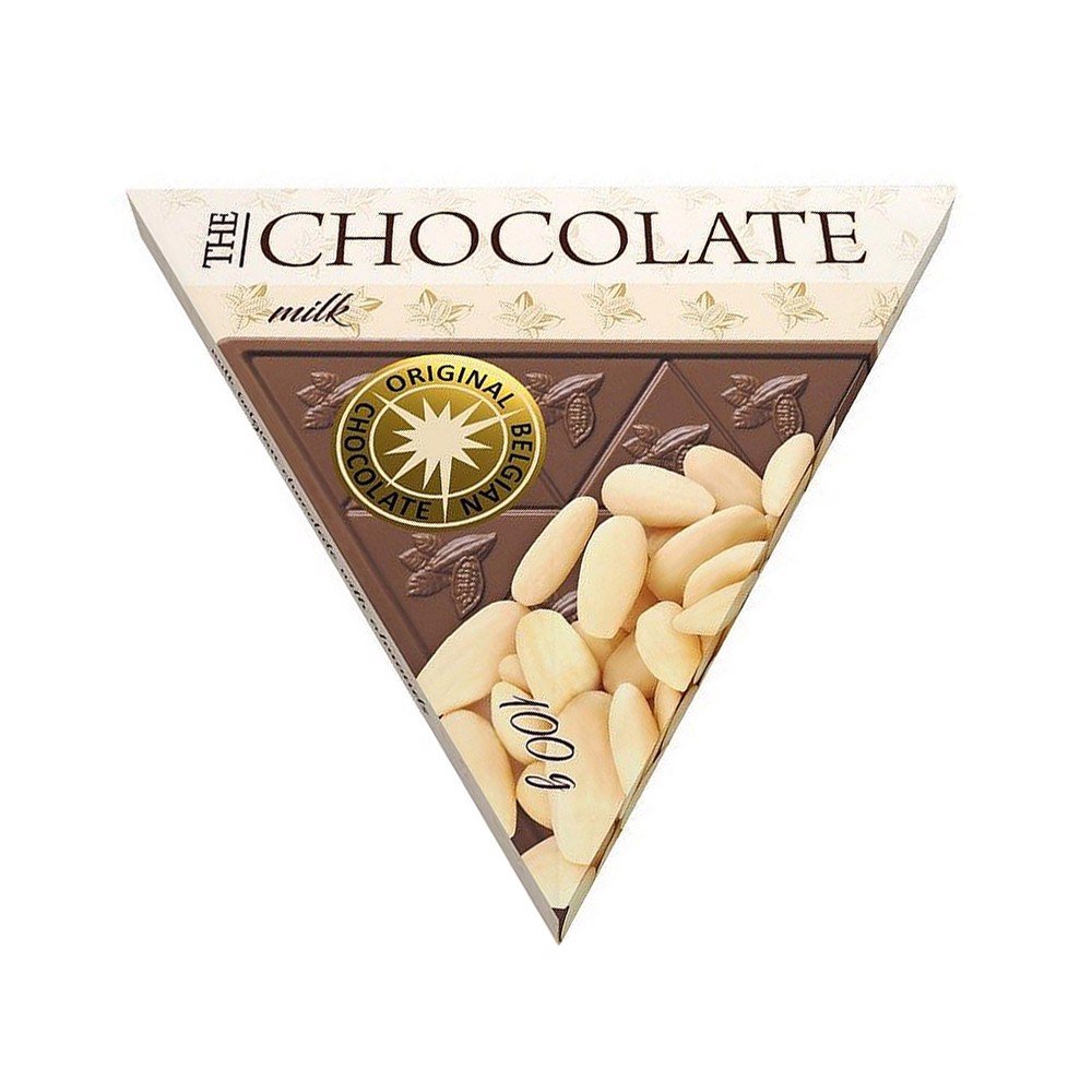 P.CHOCO CZEK.TRÓJK.MIGDAŁ MILK 100G - Premium | Sklep EMPIK.COM
