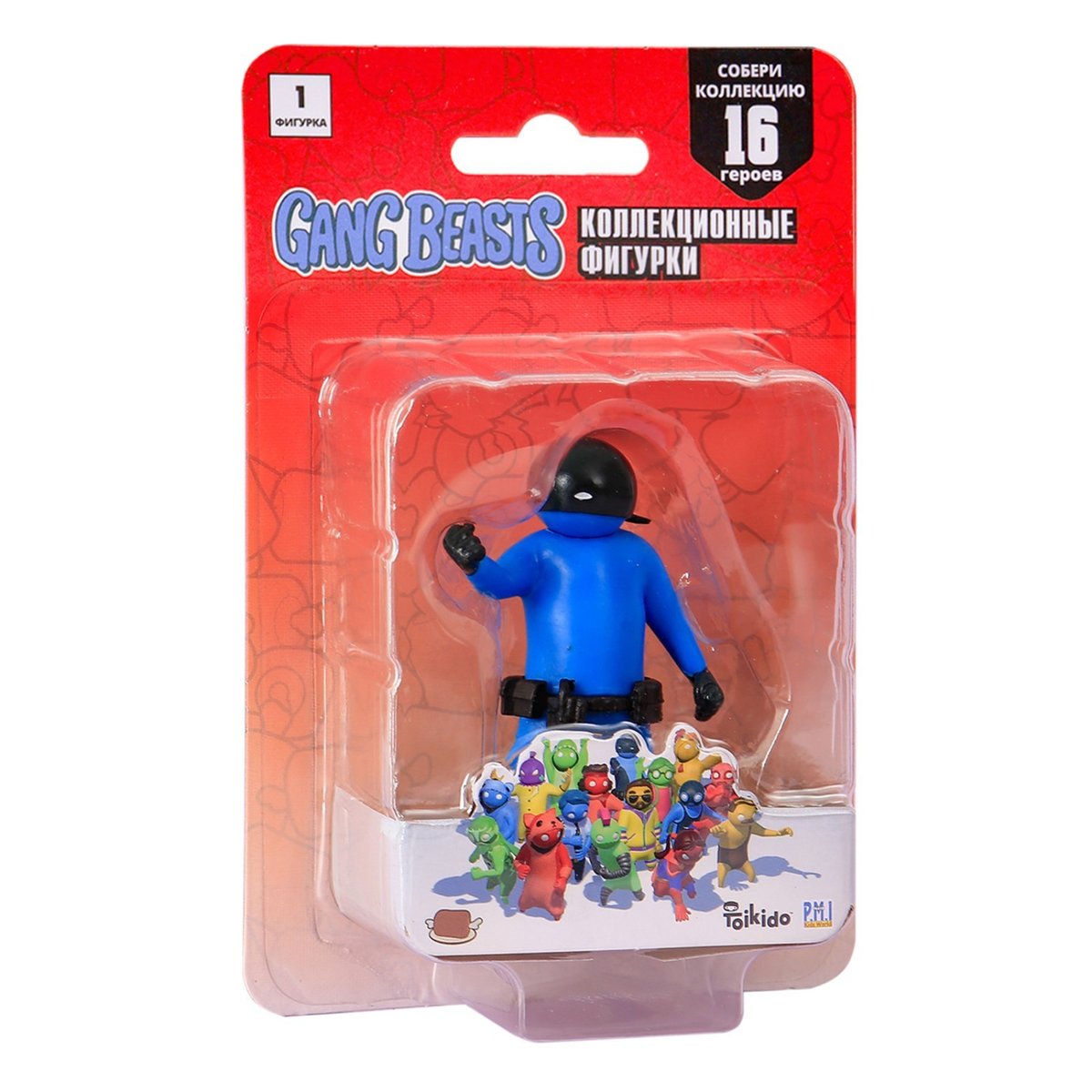 P.M.I. Gang Beasts series 1 E Super Blue 7cm - Inna marka | Sklep EMPIK.COM