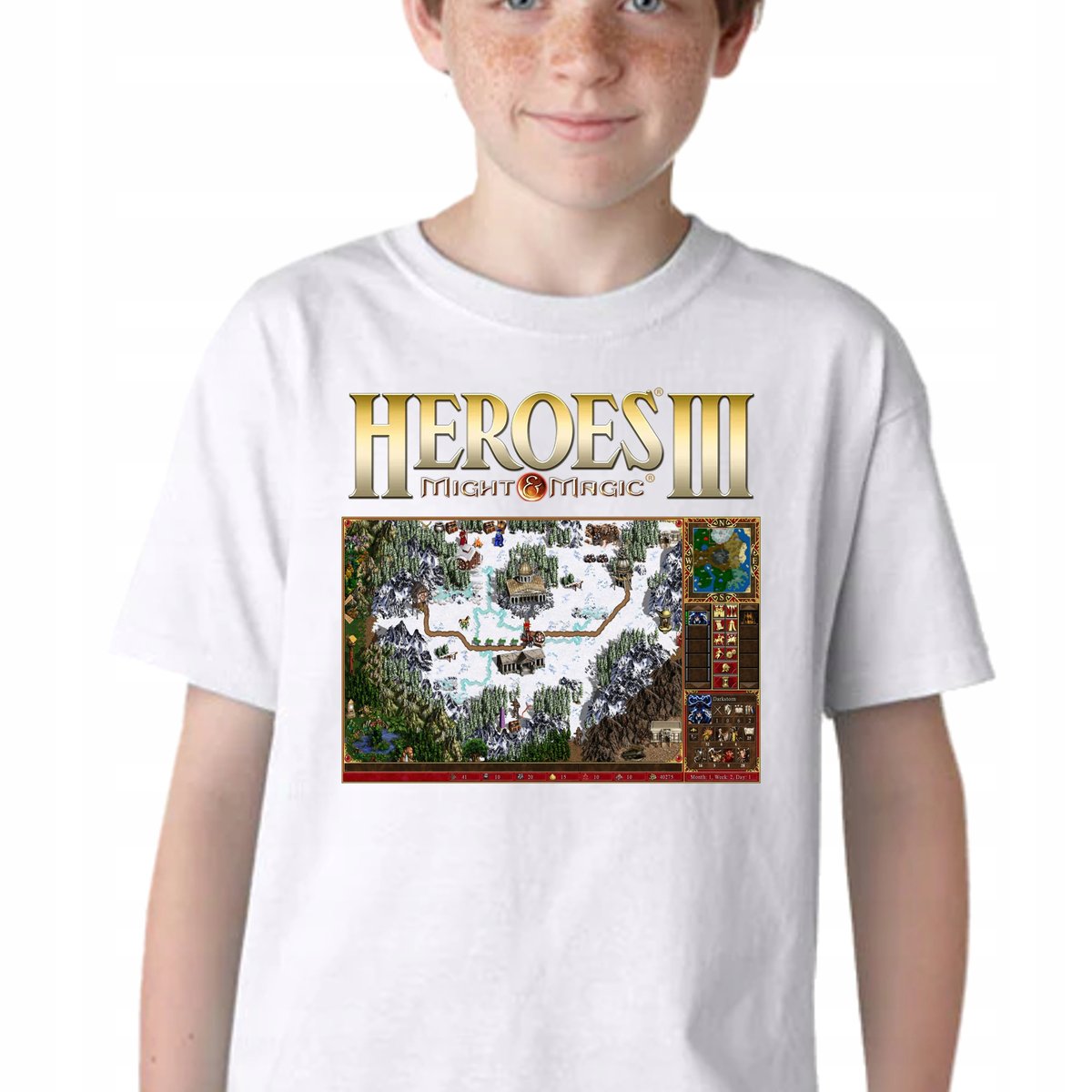 P038 Dziecięca Koszulka Heroes Iii Of Might And Magic Gra Komputerowa 104 - JHK | Sklep EMPIK.COM
