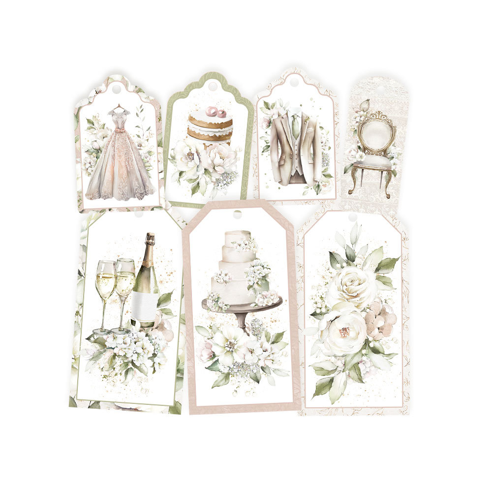 P13, Zestaw tagów Love and lace 03, 7szt. - P13 | Sklep EMPIK.COM