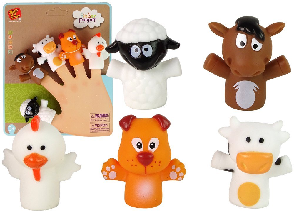 Pacynki Na Palce Zwierzęta Gospodarstwa Rolnego Import LEANToys - Inna ...