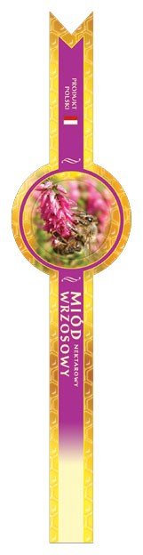 Paczka banderol miód wrzosowy (100 szt) - wzór BA108 - BEE&HONEY ...