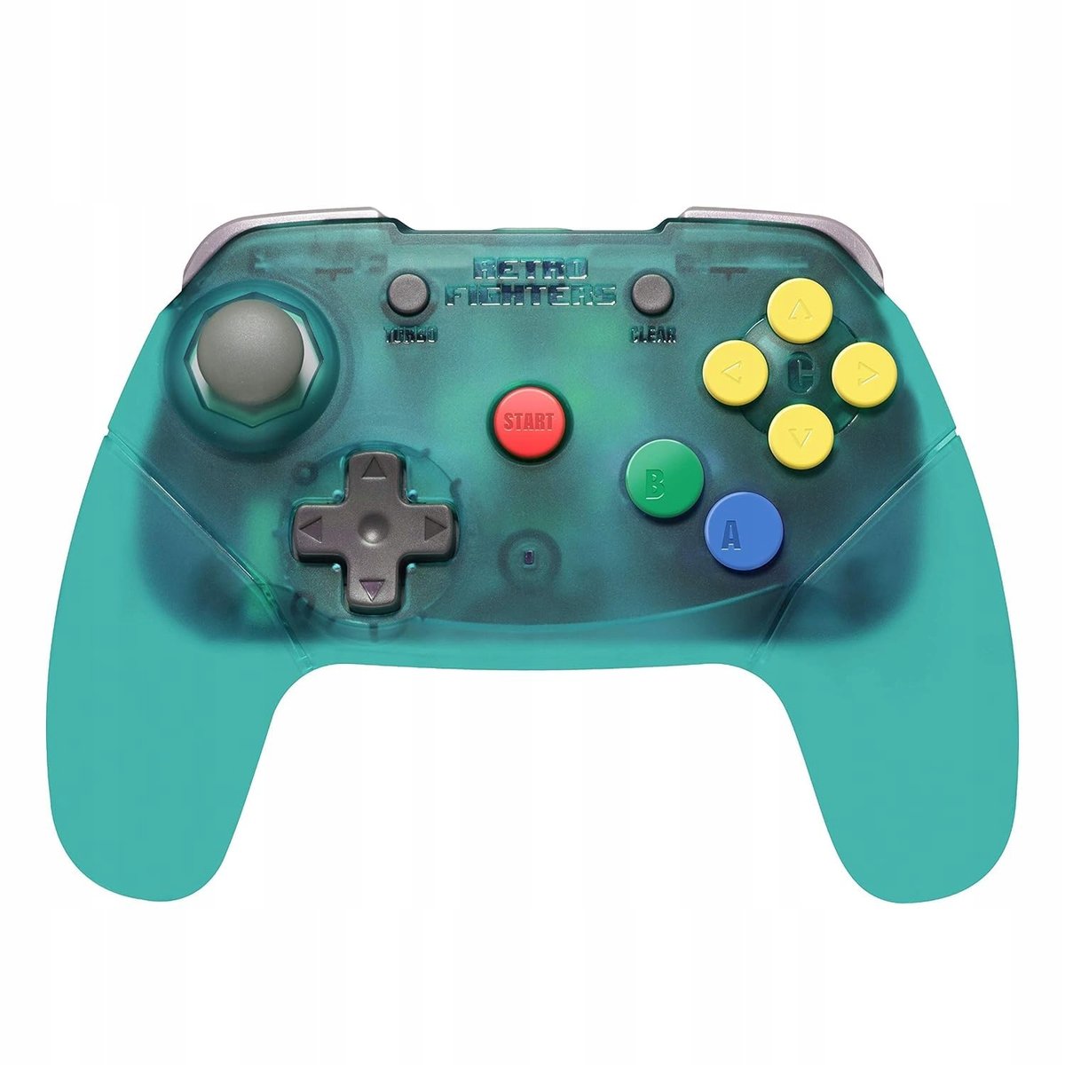 Pad Bezprzewodowy Retro Fighters Brawler64 Blue do konsoli Nintendo 64 ...