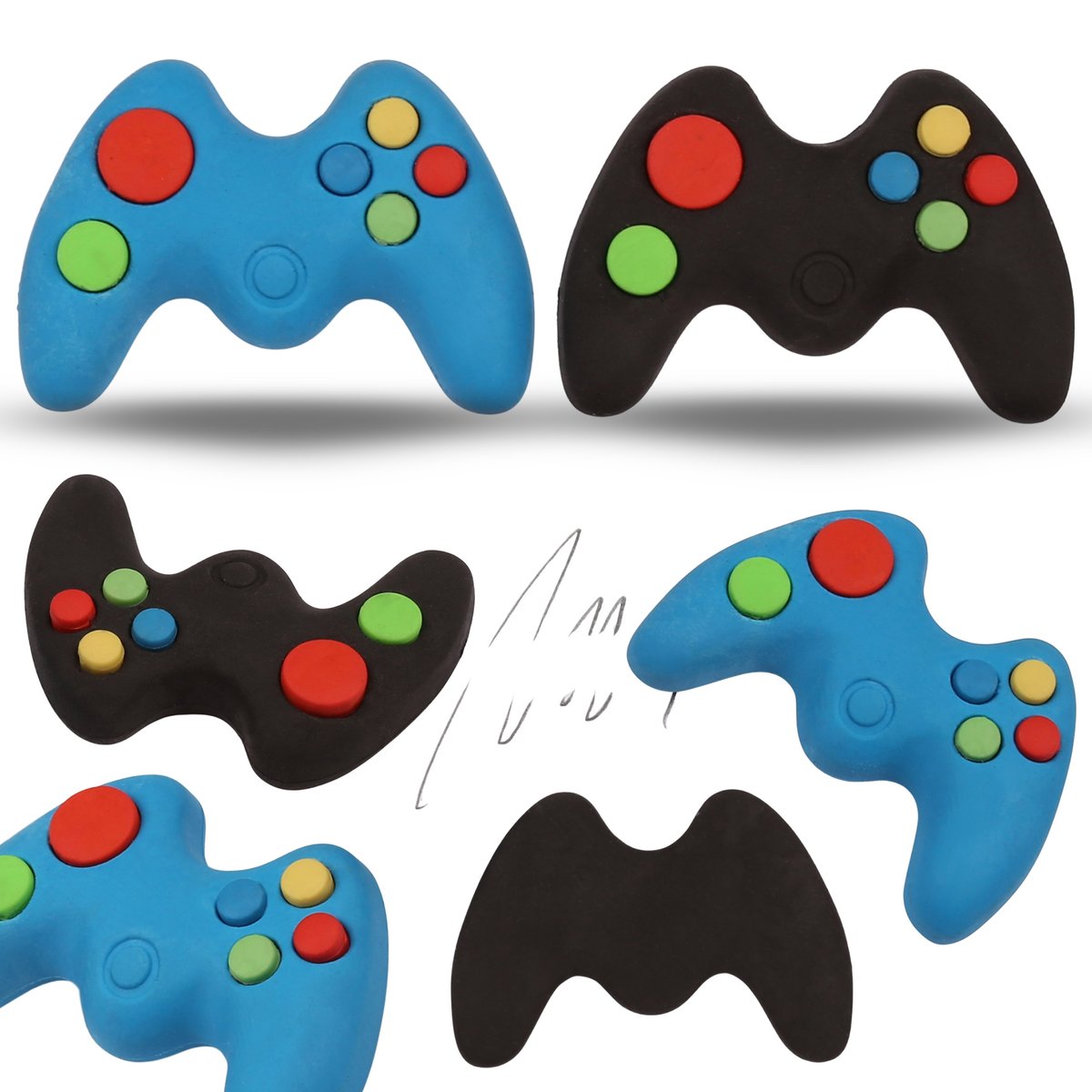 PAD DO GRY Gumka do mazania dla chłopca, gumka do ścierania dla gracza ...