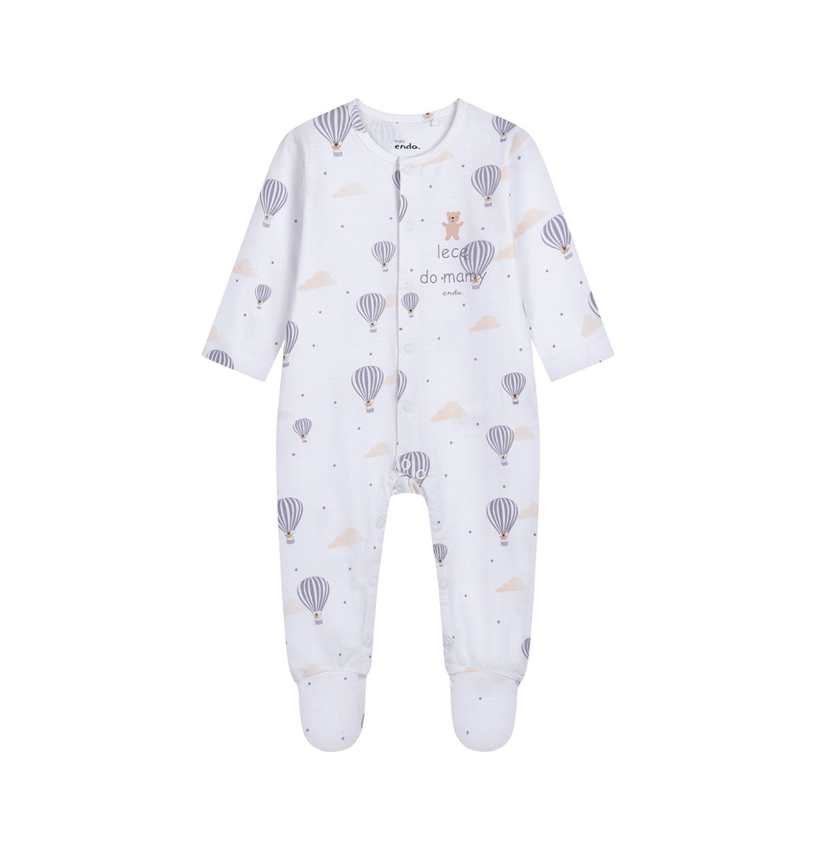 Pajacyk pajacyki śpiochy niemowlęcy rozpinany w paski 80 w Balony Endo ...