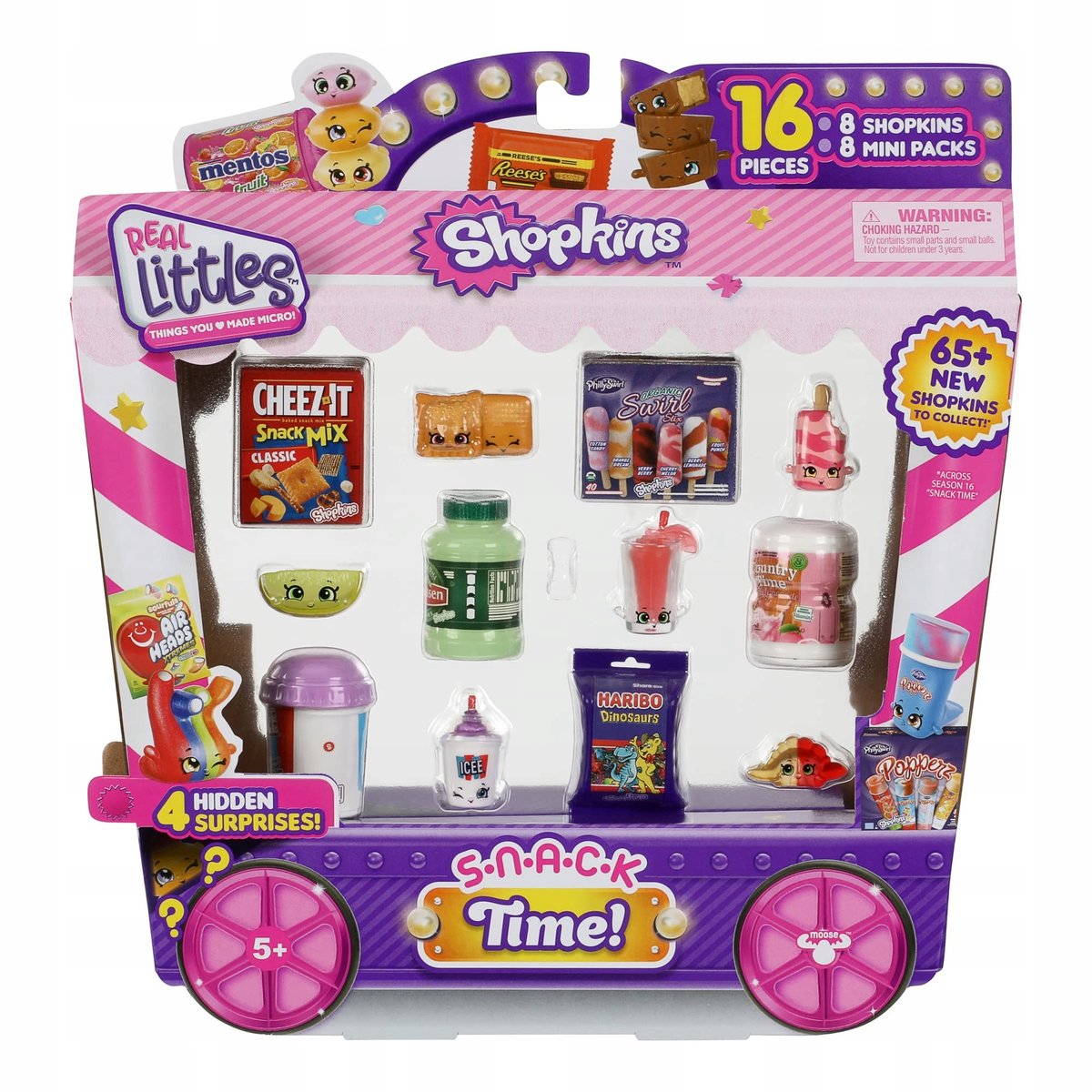 Pakiet kolekcjonerski Shopkins Real Littles | 8 plus 8 prawdziwych ...