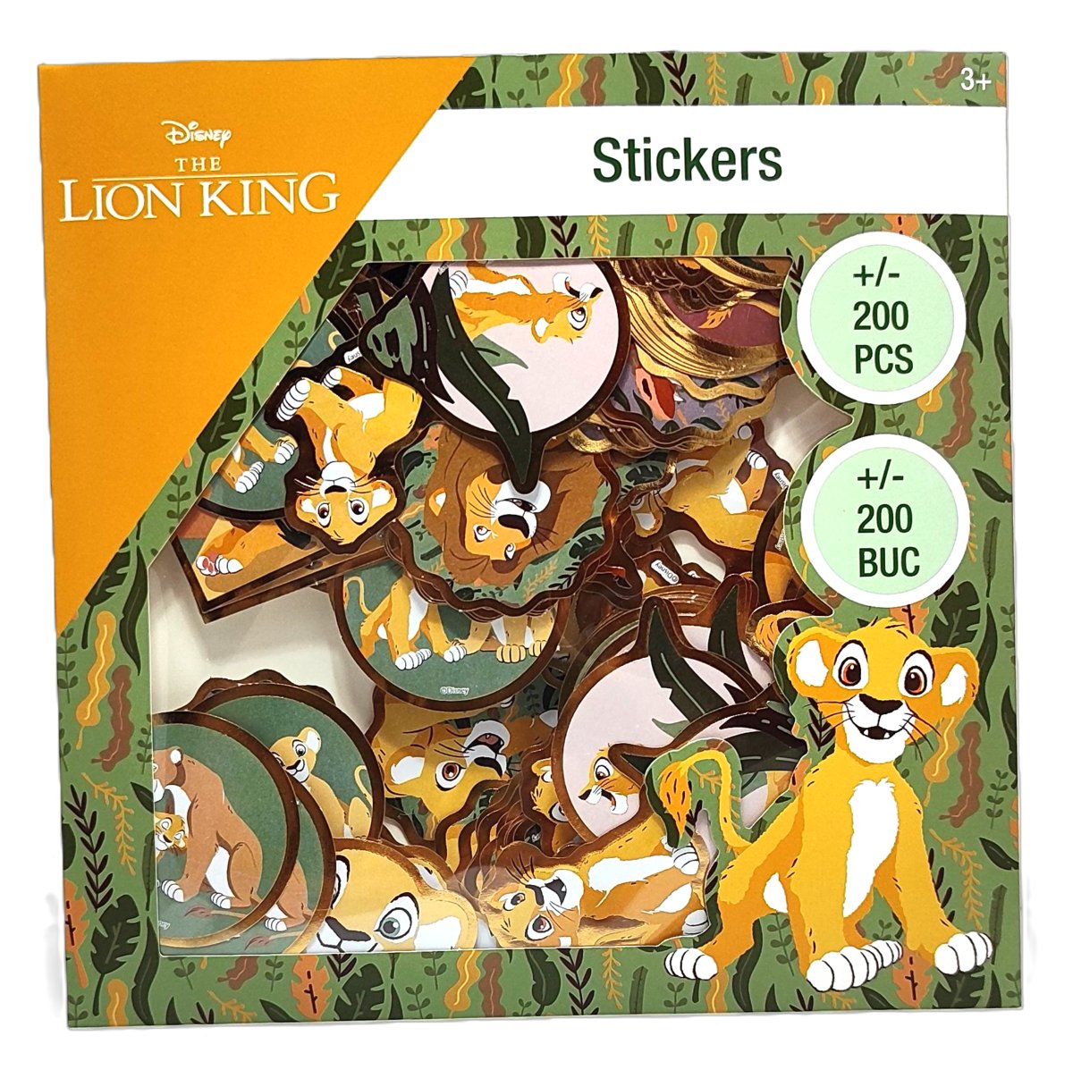 Pakiet naklejek Disney Król Lew +/- 200 szt. - W&O Products B.V ...