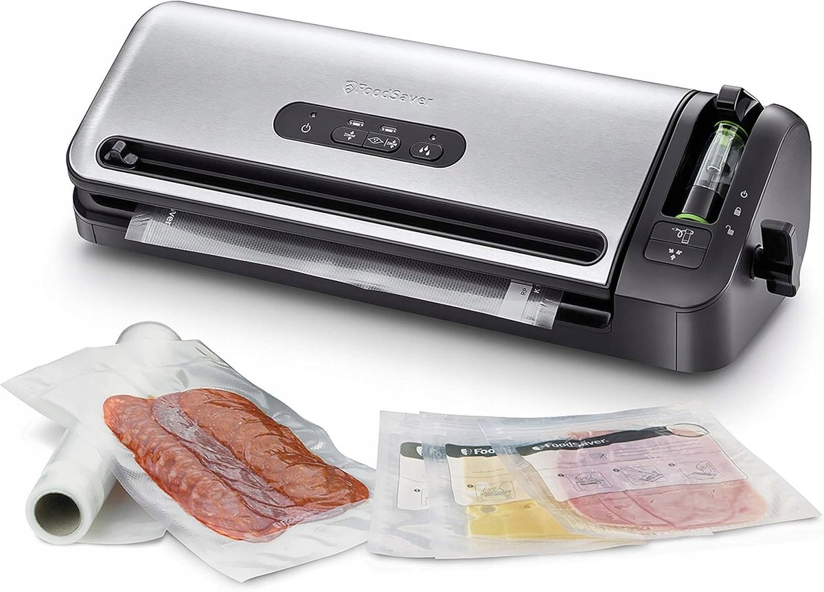PAKOWARKA PRÓŻNIOWA 120W DO ŻYWNOŚCI ZGRZEWARKA SUCHE I MOKRE TRYBY ...