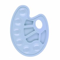 Paleta paletka do farb owalna pastelowa niebieska STARPAK 540849 ...