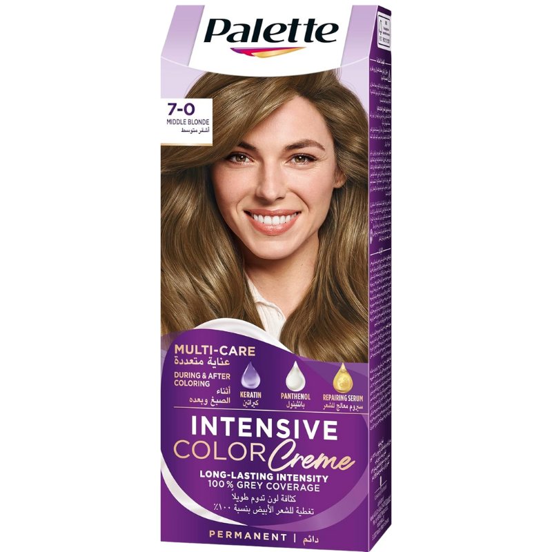 Palette Intensive Color Creme Farba do Włosów 7-0 Middle Blonde | Sklep ...