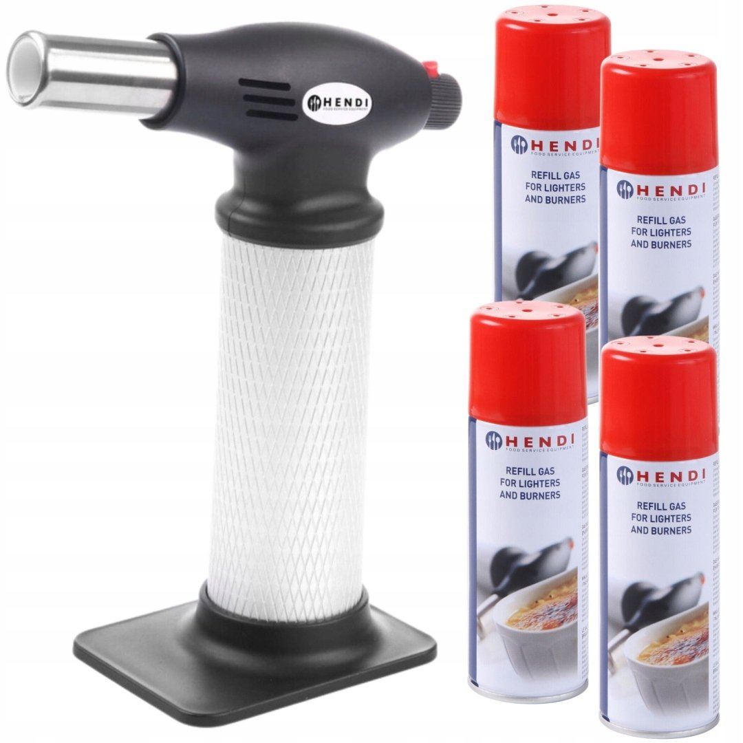 Palnik gazowy do Creme Brulee XL + 4x gaz Hendi - Hendi | Sport Sklep ...