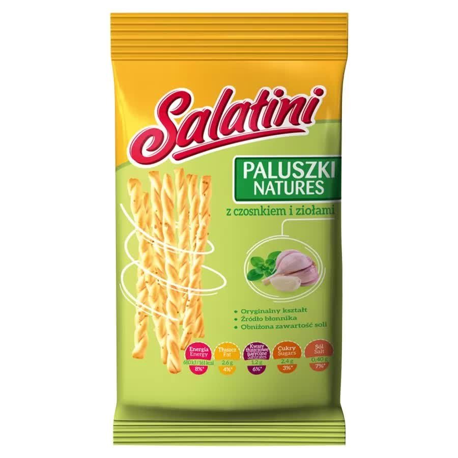 Paluszki Natures z Czoskiem i Ziołami Salatini, 40g - SALATINI | Sklep ...