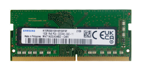 Pamięć RAM 1x 16GB Samsung DDR4 1Rx8 3200MHz PC4-25600 SO-DIMM | M471A2G43AB2-CWE - Samsung ...
