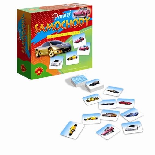 Pamięć: Samochody, gra edukacyjna, Alexander - Alexander | Sklep EMPIK.COM