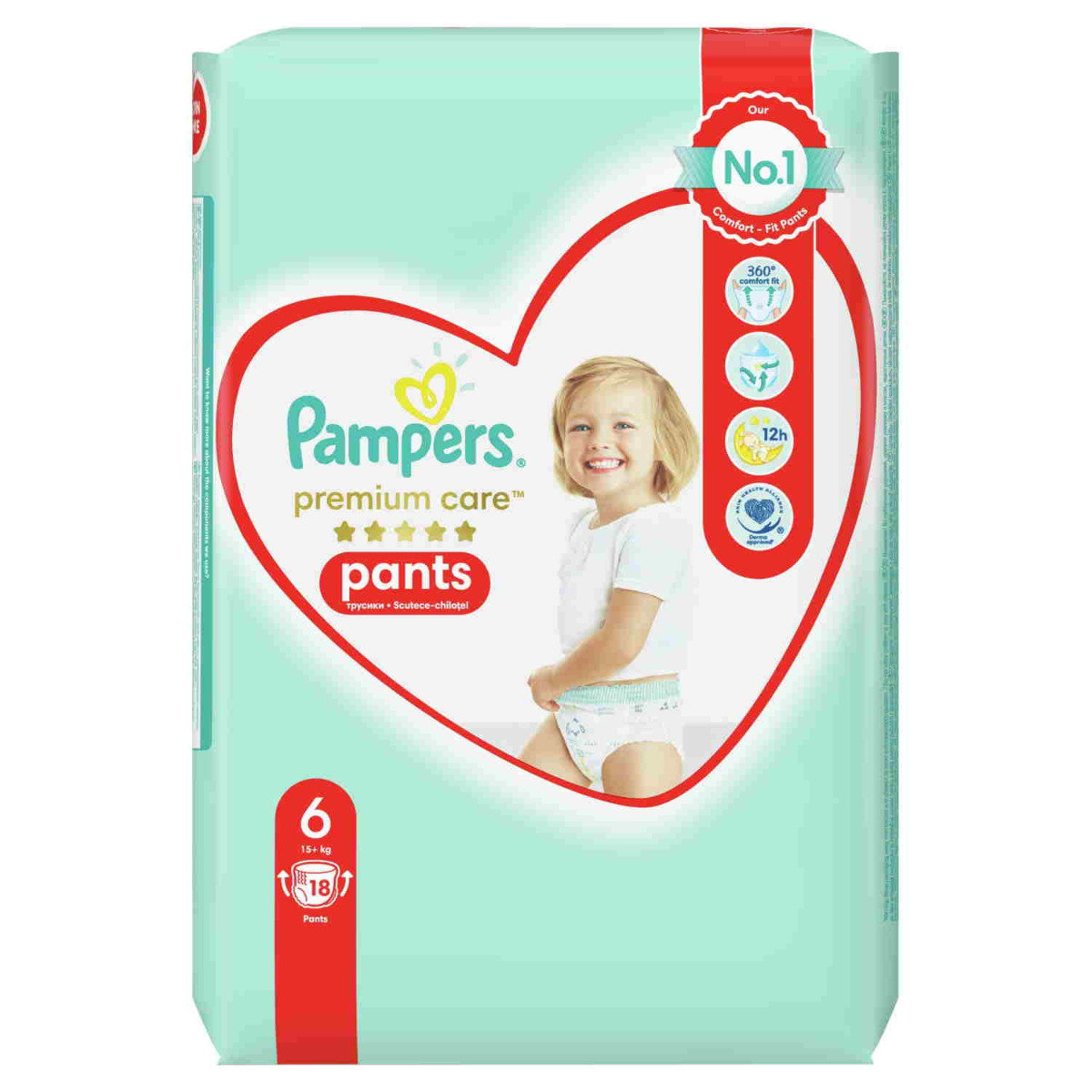 Pampers Pieluchy 18 Szt. Premium Care Pants - Pampers | Sklep EMPIK.COM