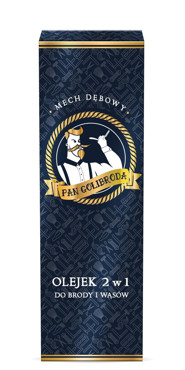 Pan Golibroda, Olejek do brody i wąsów Mech Dębowy 2W1, 27 g | Sklep ...