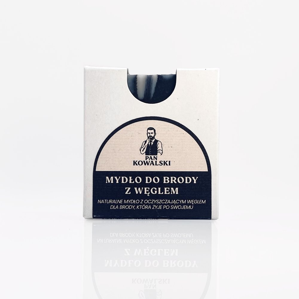 Pan Kowalski mydło do brody z węglem 100g rzemieślnicze | Sklep EMPIK.COM