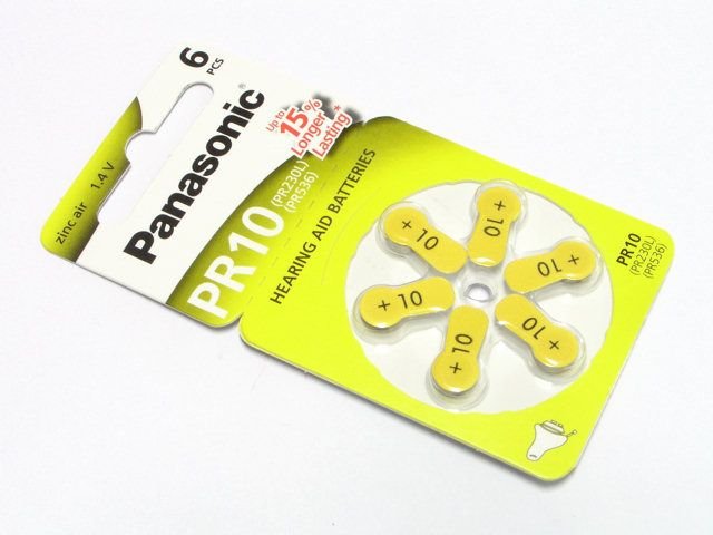 Panasonic Bateria do aparatów słuchowych PR10 6 szt. - Panasonic | Sklep EMPIK.COM