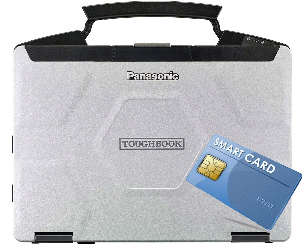 Panasonic CF-54 Mk2 i5-6300u 8GB 1Tb SSD + Czytnik Smart Card Reader ...