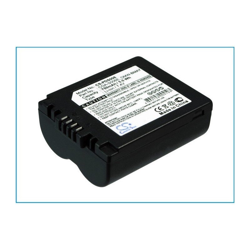 Panasonic CGA-S006 750mAh 5.55Wh Li-Ion 7.4V (Cameron Sino) - Cameron Sino | Sklep EMPIK.COM