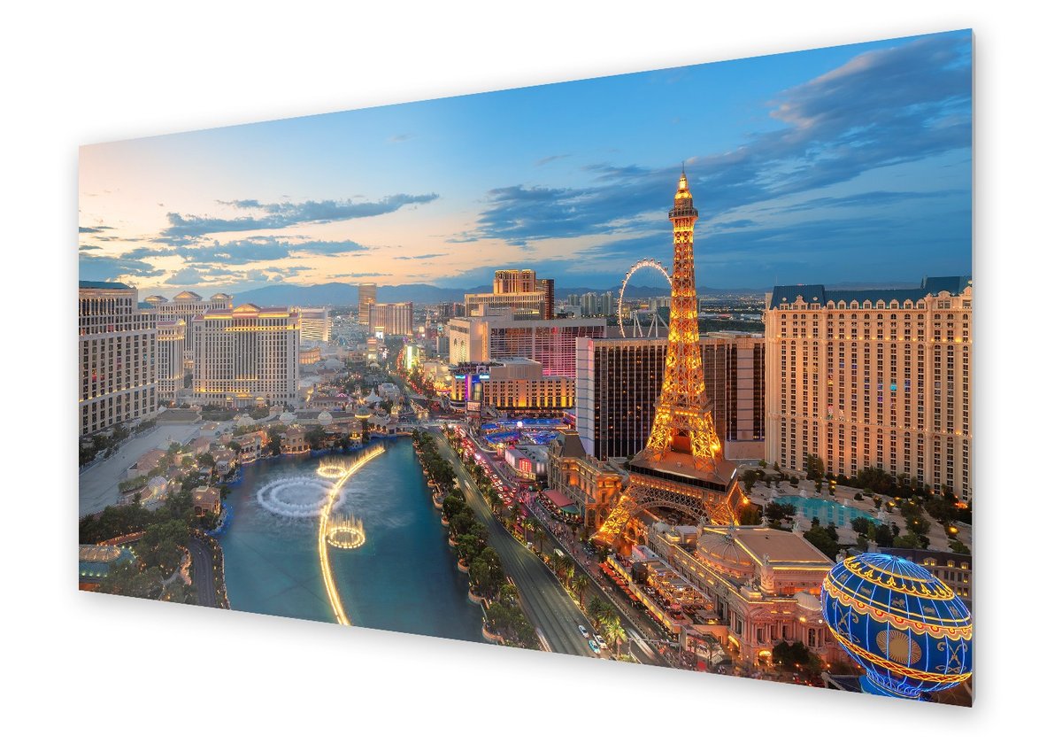 Panel kuchenny HOMEPRINT Panorama Las Vegas 120x60 cm - HOMEPRINT ...